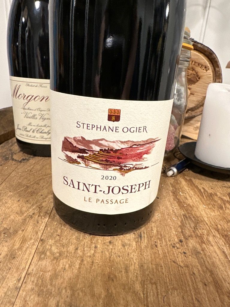 2020 Stéphane Ogier St. Joseph Le Passage, France, Rhône, Northern ...