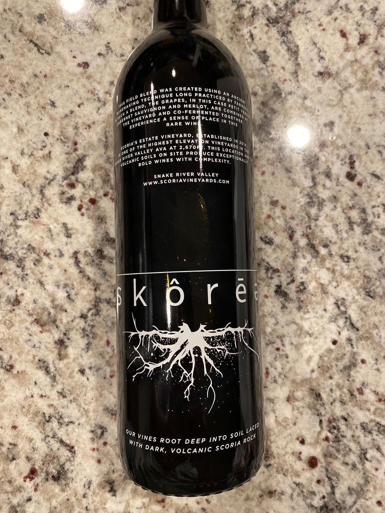 2018 Scoria Field Blend, USA, Idaho, Snake River Valley - CellarTracker