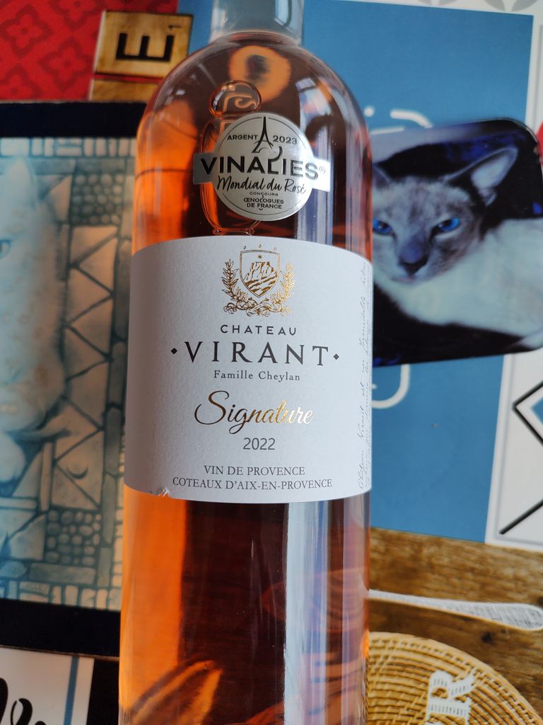 2022 Château Virant Coteaux d'Aix-en-Provence Signature Rosé, France ...