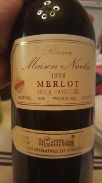 Maison Nicolas Merlot | Ventana Blog