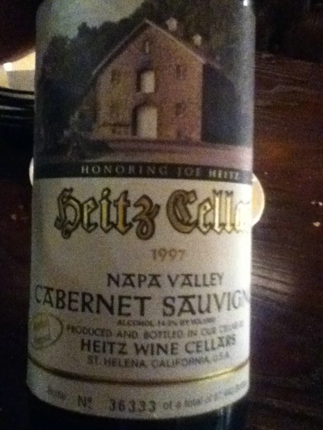 1997 Heitz Cellar Cabernet Sauvignon Honoring Joe Heitz, USA ...