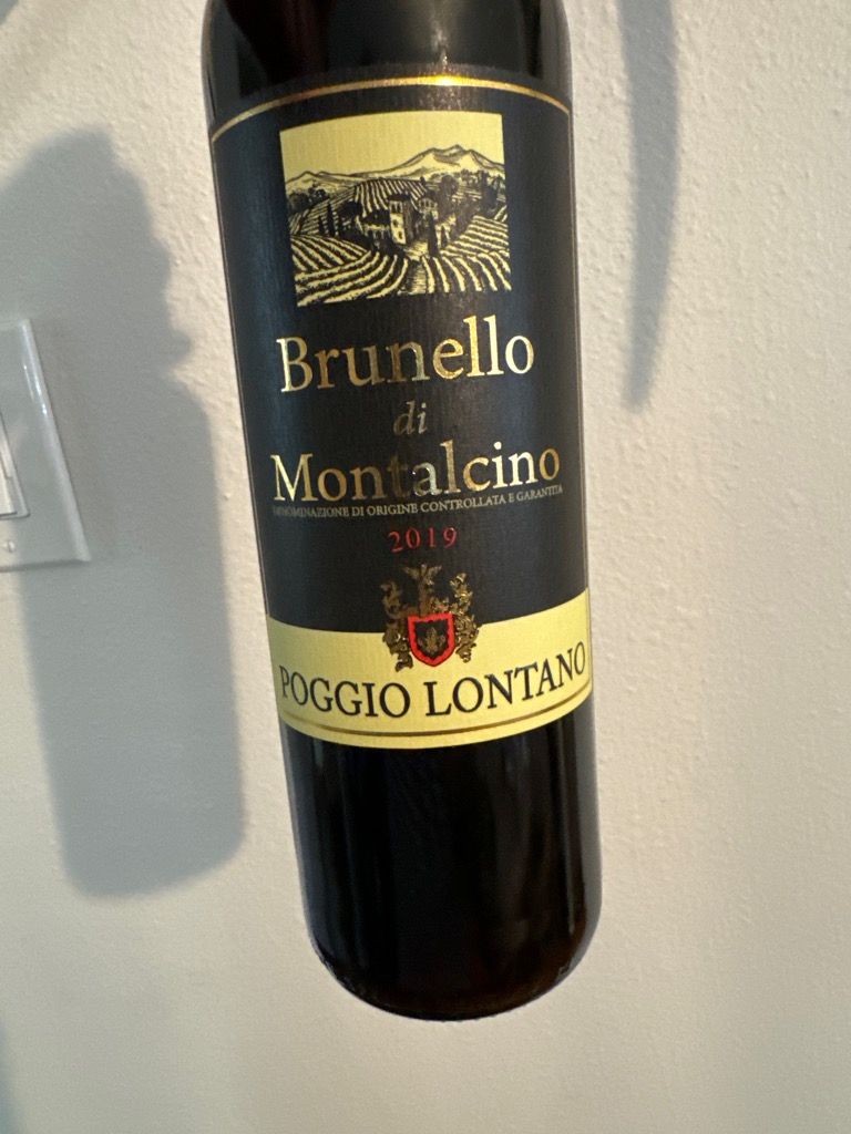 2019 Poggio Lontano Brunello di Montalcino, Italy, Tuscany, Montalcino ...