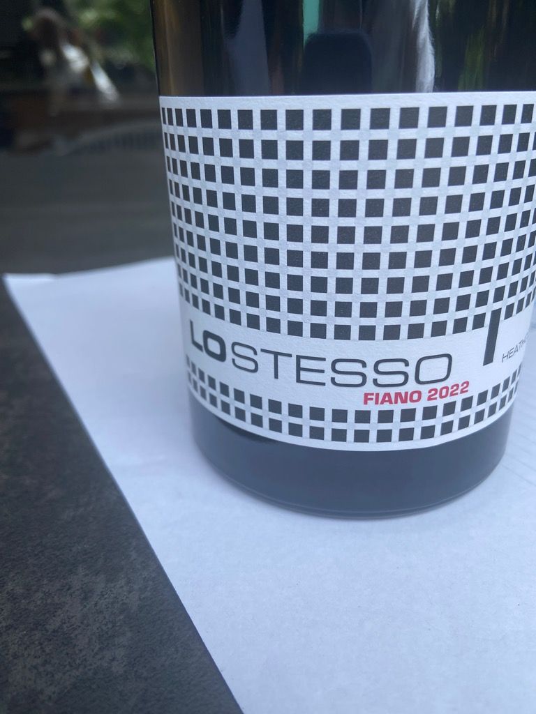 2022 Lo Stesso Fiano, Australia, Victoria, Central Victoria, Heathcote ...