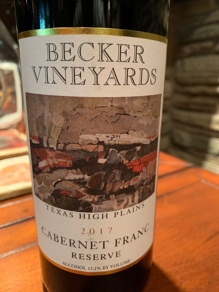 2016 Becker Vineyards Reserve Cabernet-Syrah, USA, Texas, Texas Hill ...