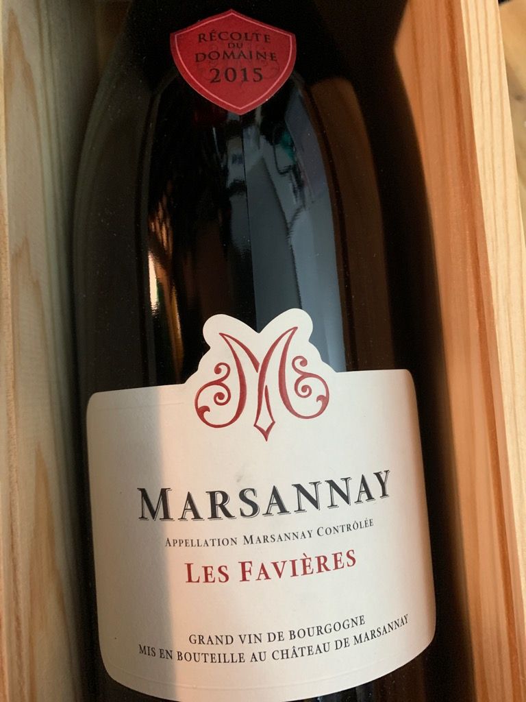 2015 Domaine du Château de Marsannay Marsannay Les Favières, France ...