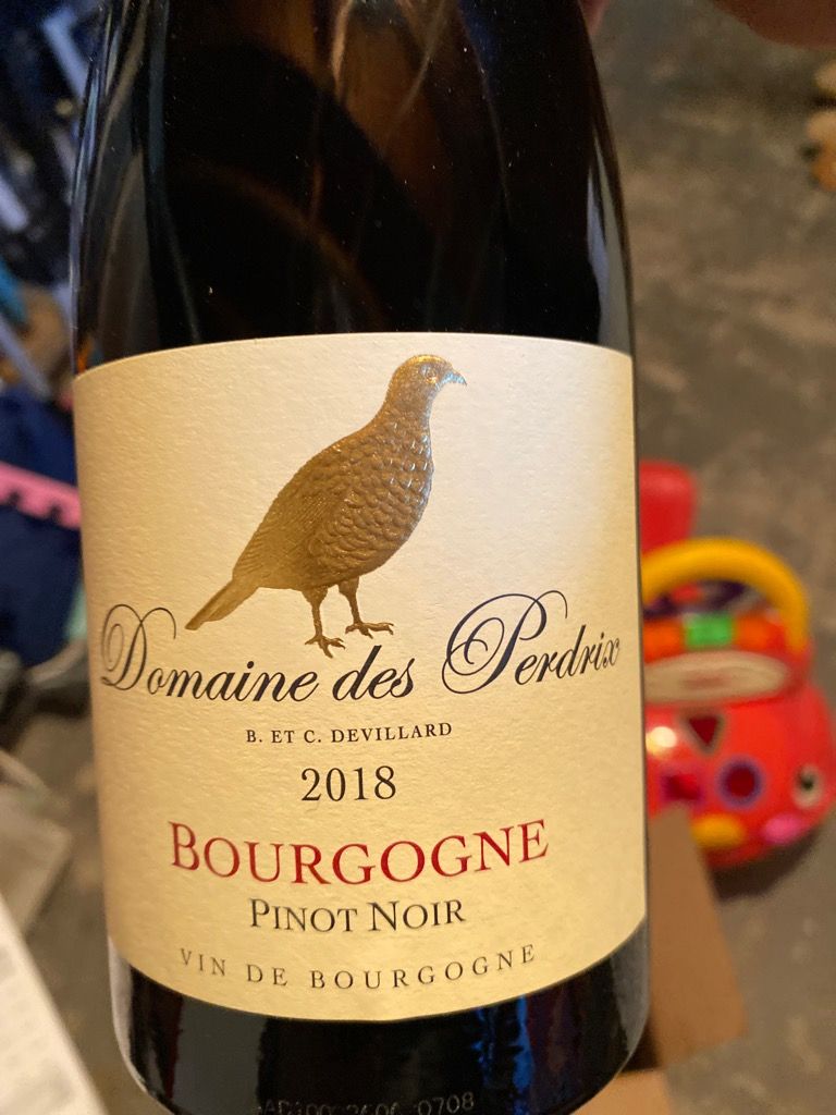 2018 Domaine Vincent & Jean-Pierre Charton Bourgogne Champ de Perdrix ...
