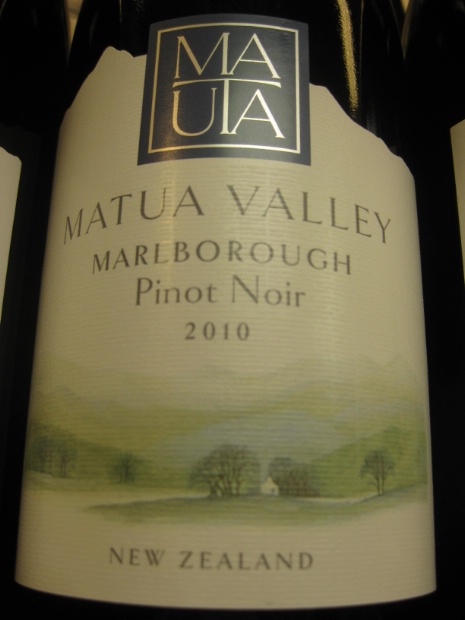 2010 Matua Pinot Noir, New Zealand, South Island, Marlborough ...