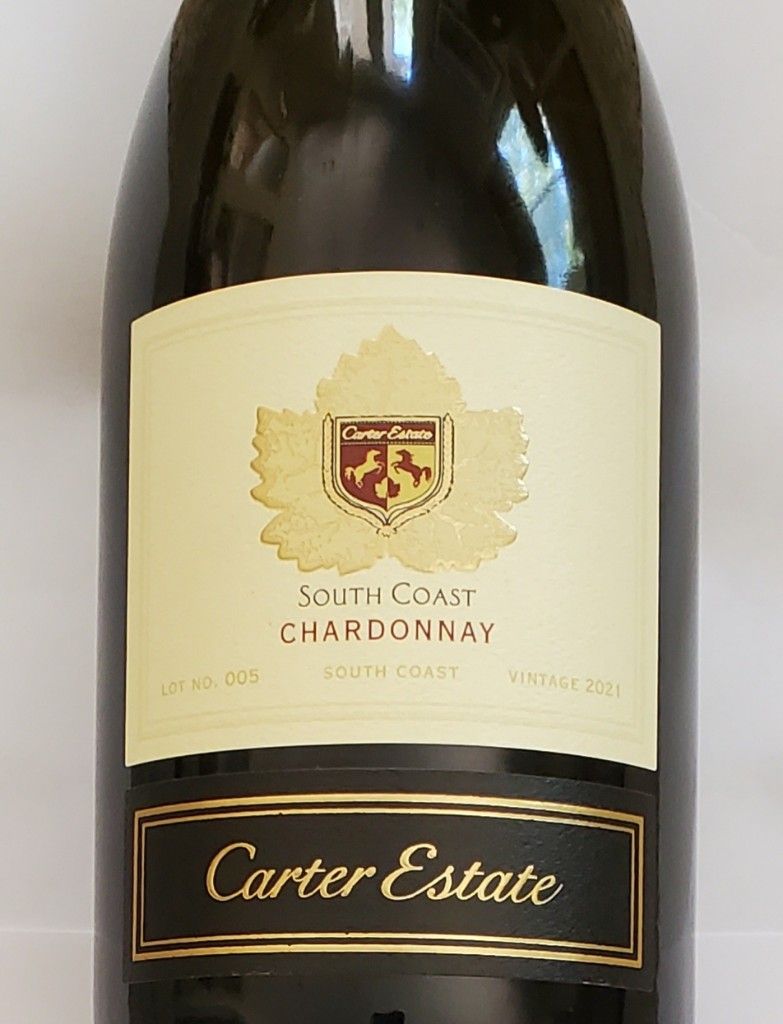2021 Carter Estate Winery Chardonnay South Coast, USA, California ...