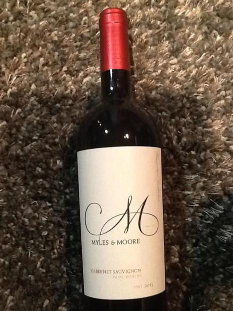 2013 Myles & Moore Cabernet Sauvignon, USA, California, Central Coast ...