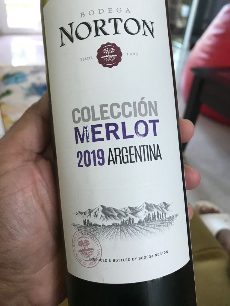 2019 Bodega Norton Merlot, Argentina, Mendoza - CellarTracker
