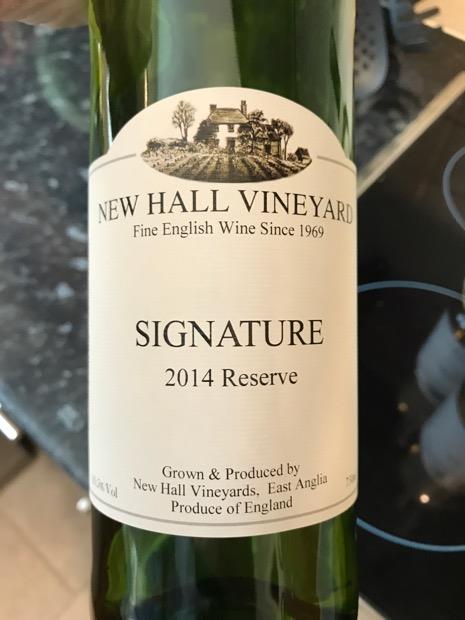 2012 New Hall Vineyard Signature, United Kingdom, England, Essex ...