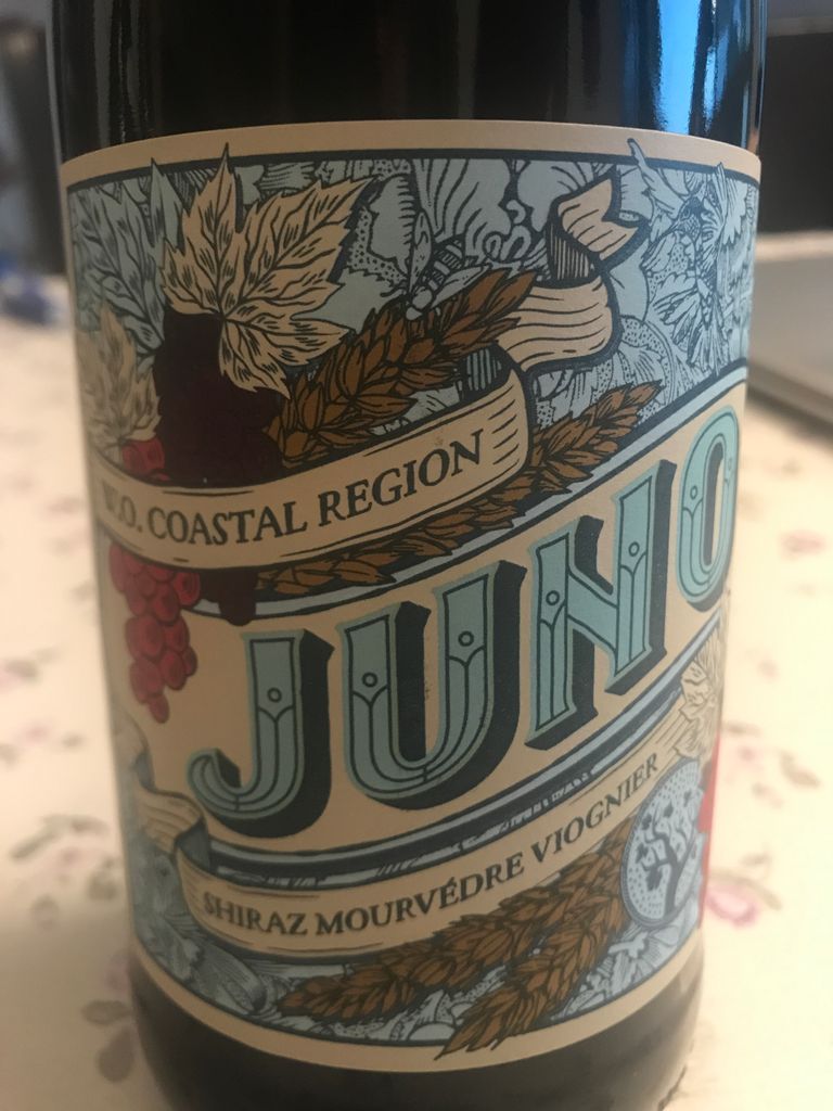 2021 Juno Wine Company Shiraz Mourvèdre Viognier, South Africa ...