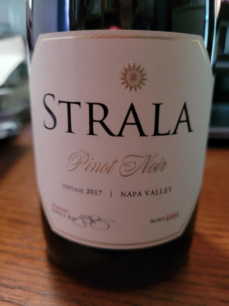 2017 Strala Pinot Noir, USA, California, Napa Valley - CellarTracker