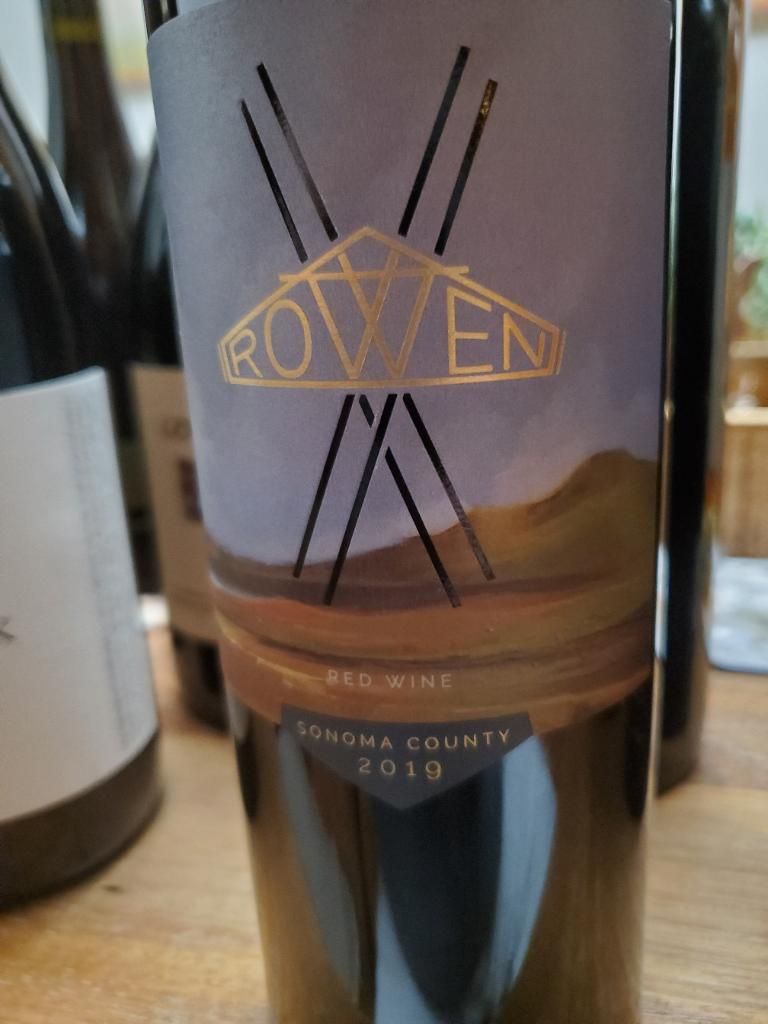 2019 Rowen Wine Red Blend, USA, California, Sonoma County - CellarTracker