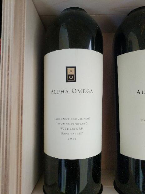 2015 Alpha Omega Cabernet Sauvignon Thomas Vineyard, USA, California ...