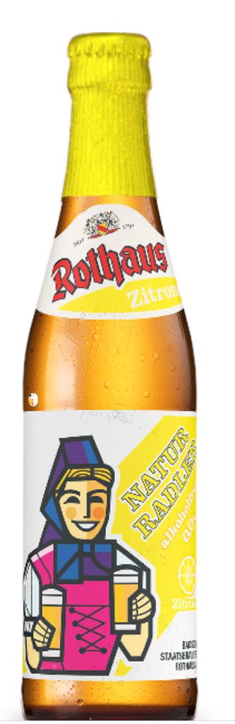 NV Badische Staatsbrauerei Rothaus Natur Radler Zitrone 0,0%, Germany ...