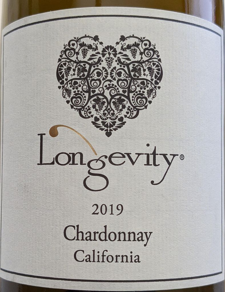 2019 Longevity Wines Chardonnay, USA, California - CellarTracker