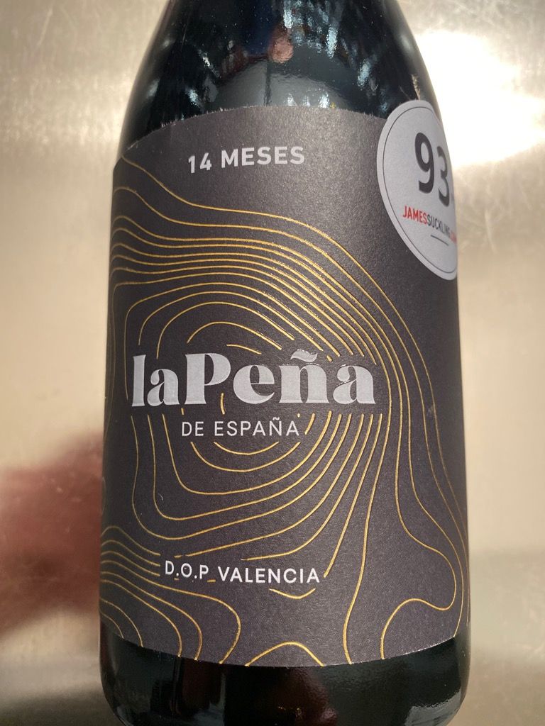 2020 Bodegas el Angosto Valencia La Peña de España, Spain, Valencia ...