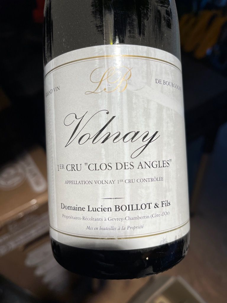 2015 Domaine Lucien Boillot et Fils Volnay 1er Cru Clos des Angles, France, Burgundy, Côte de ...
