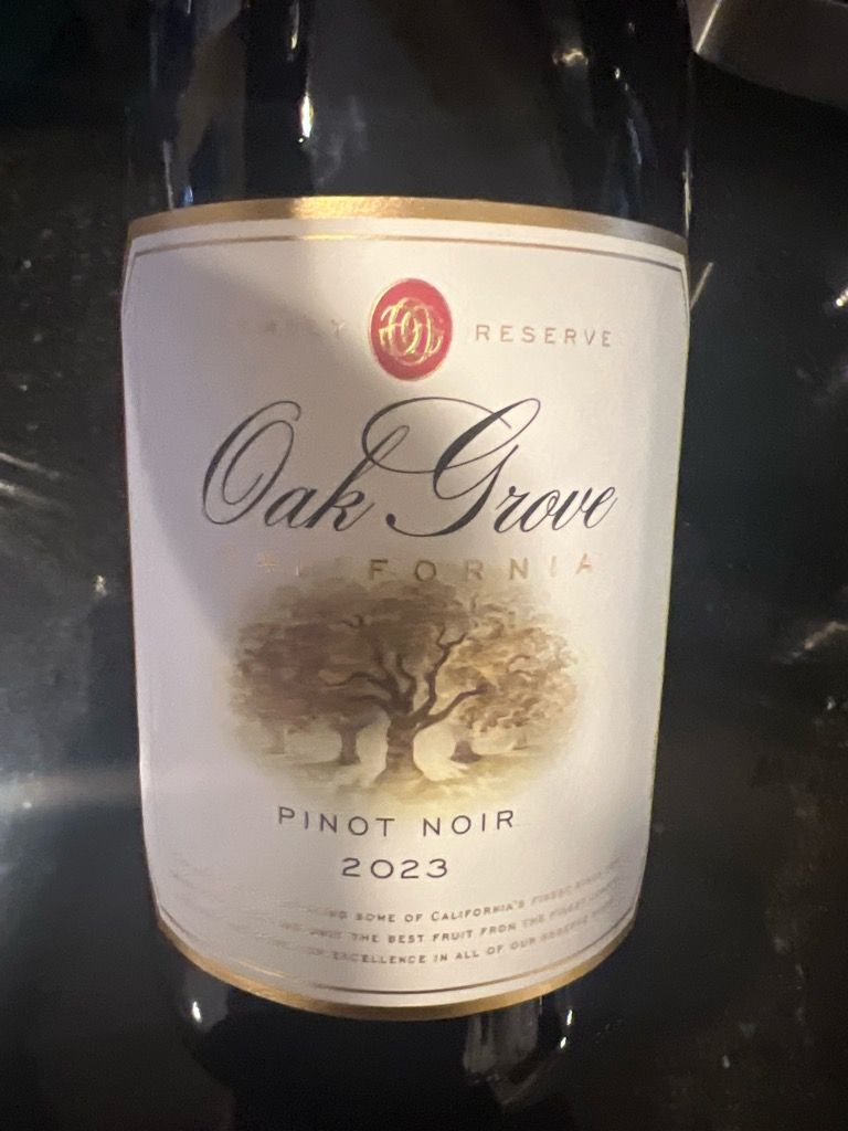 2023 Oak Grove Pinot Noir, USA, California, Central Coast, Arroyo Seco ...