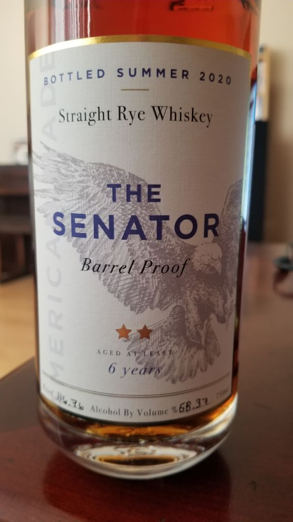 2019 Proof and Wood Ventures 6 Year Old The Senator Single Barrel (El ...