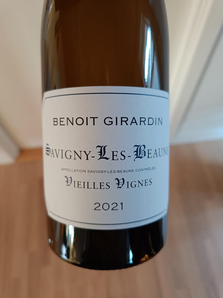 2021 Benoit Girardin Savigny-lès-Beaune Blanc Vieilles Vignes, France ...
