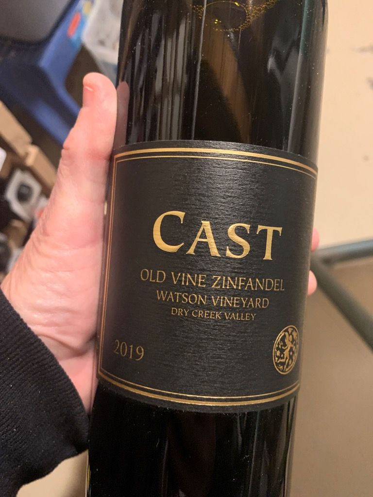 2019 Cast Wines Old Vine Zinfandel Watson Vineyard, USA, California ...