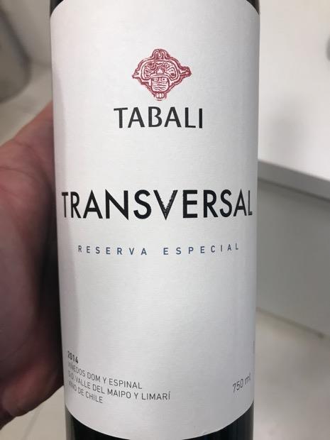 2014 Tabalí Transversal Reserva Especial, Chile, Limarí Valley ...