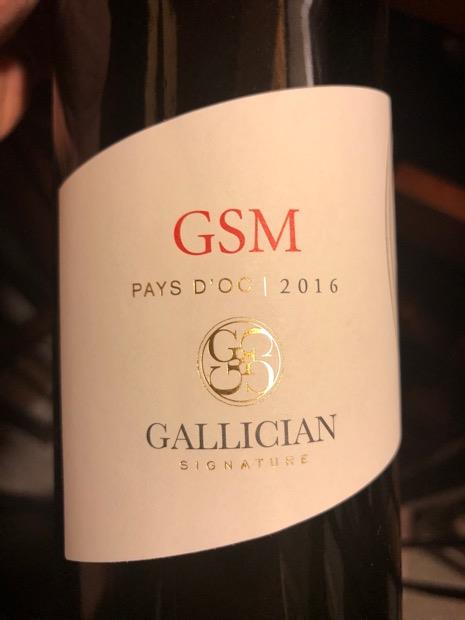 2016 Cave de Gallician GSM, France, Languedoc Roussillon, Vin de Pays d ...
