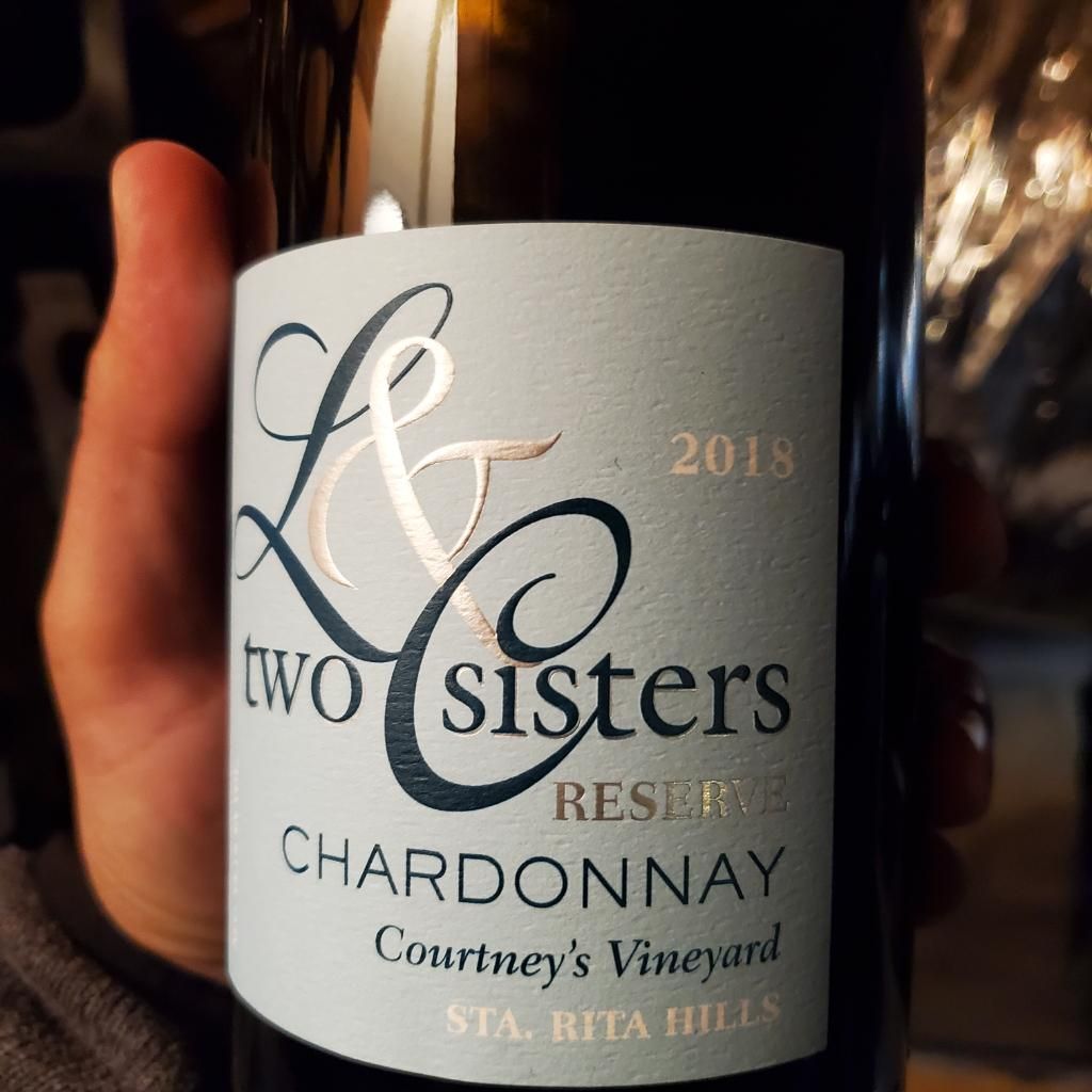 2018 Foley Estates Chardonnay Two Sisters Courtney's Vineyard, USA ...
