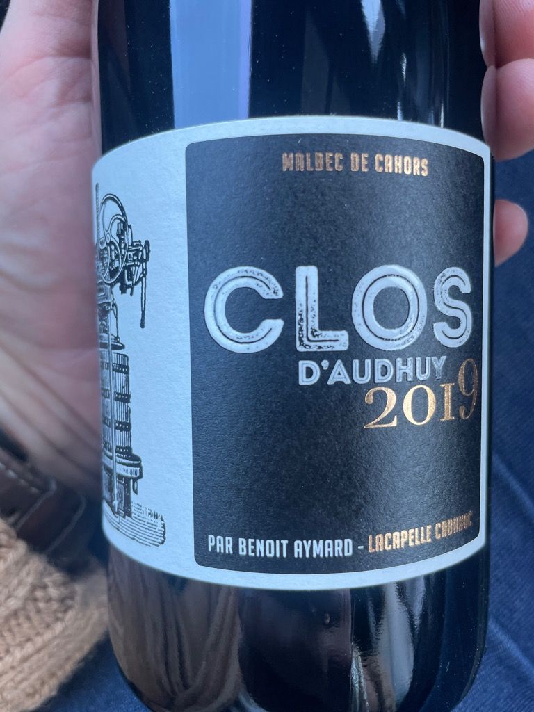 2019 Clos d'Audhuy Cahors Malbec de Cahors, France, Southwest France ...