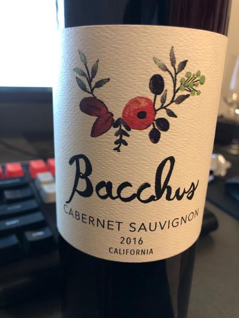 2018 Bacchus Winery Cabernet Sauvignon, USA, California, Napa Valley ...