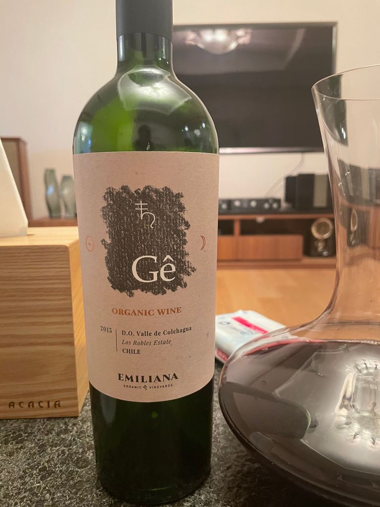 2015 Emiliana Gê, Chile, Rapel Valley, Colchagua Valley - CellarTracker