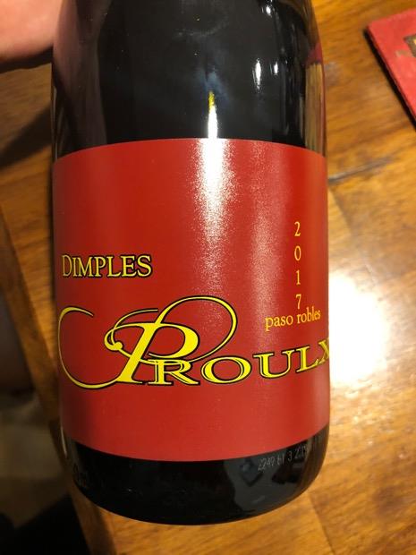 2017 Proulx Dimples, USA, California, Central Coast, Paso Robles ...