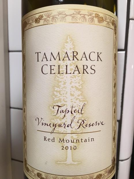 2009 Tamarack Cellars Reserve Tapteil Vineyard, USA, Washington, Columbia Valley, Red Mountain ...