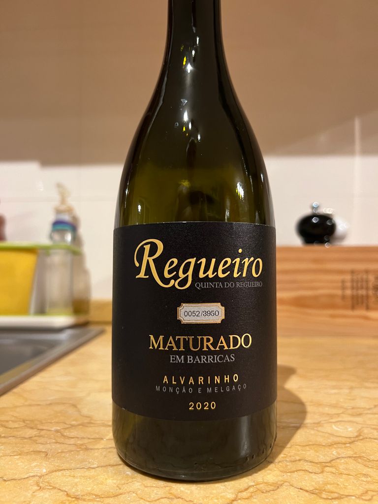 2019 Quinta do Regueiro Alvarinho Maturado em Barricas, Portugal, Minho ...
