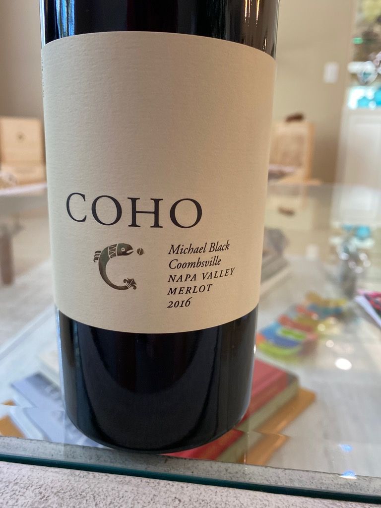 2016 Coho Merlot Michael Black Vineyard, USA, California, Napa Valley ...