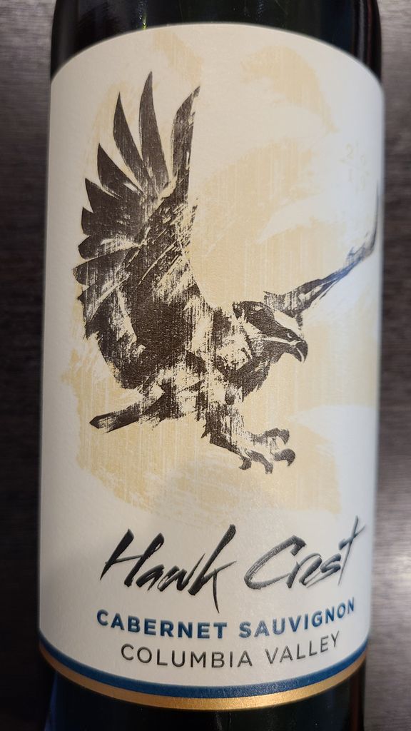 2019 Hawk Crest Cellars Cabernet Sauvignon, USA, Washington, Columbia ...