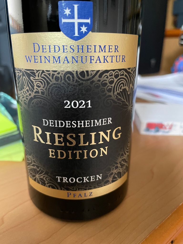2021 Deidesheimer Weinmanufaktur Deidesheimer Riesling Deidesheimer ...