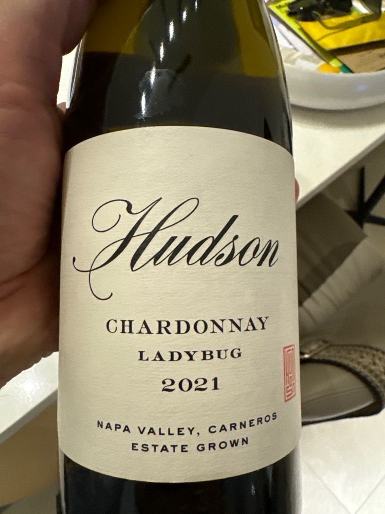 2021 Hudson Vineyards Chardonnay Ladybug, USA, California, Napa ...