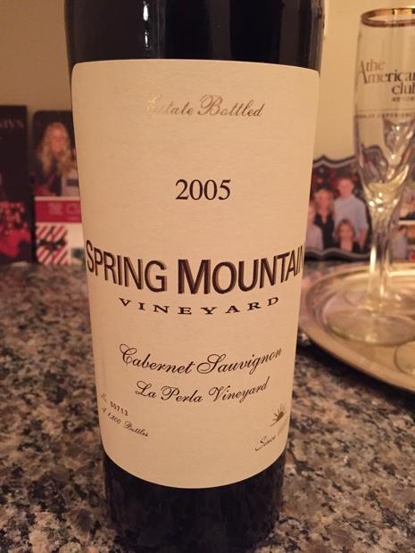 2021 Spring Mountain Vineyard Cabernet Sauvignon La Perla Vineyard, USA ...