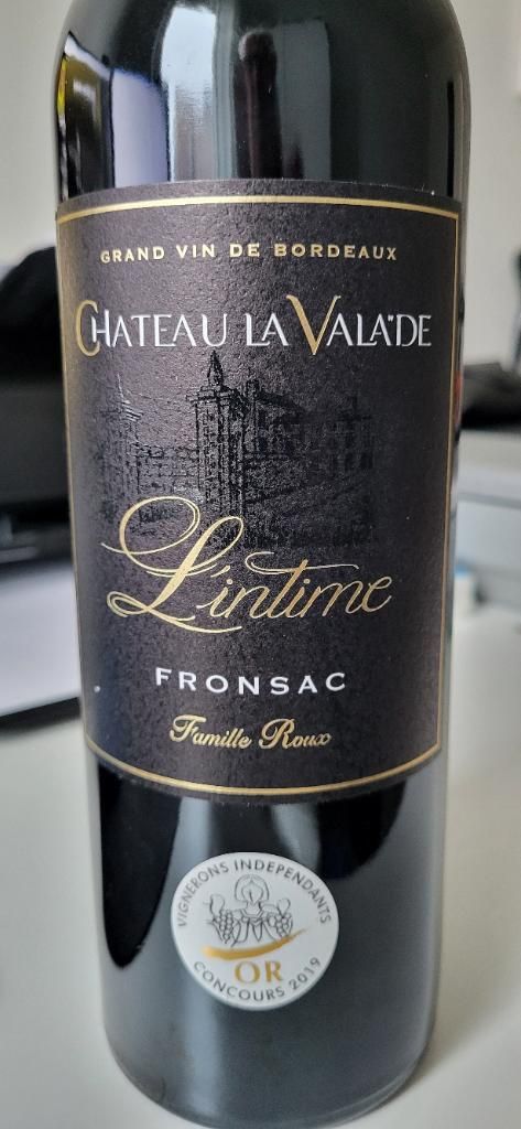2020 Château La Valade L'intime, France, Bordeaux, Blaye Côtes de ...