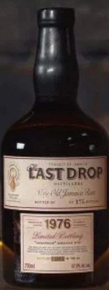 1976 The Last Drop Distillers Limited The Last Drop , Very Old Jamaica ...