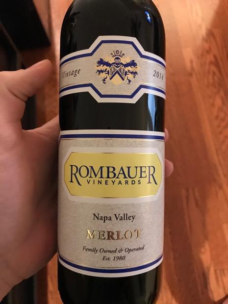 2014 Rombauer Vineyards Merlot Carneros, USA, California, Napa / Sonoma ...