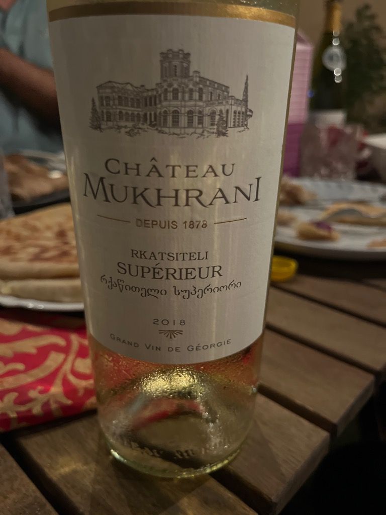 2018 Chateau Mukhrani Rkatsiteli Supérieur, Georgia, Kartli - CellarTracker