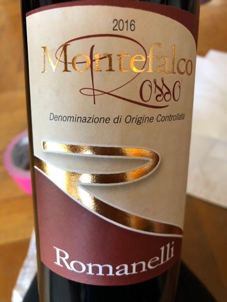 2016 Romanelli Montefalco Rosso, Italy, Umbria, Montefalco, Montefalco ...