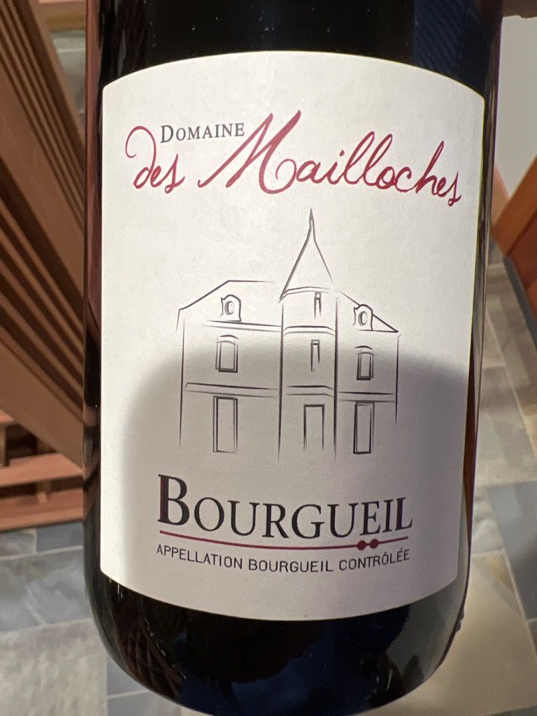 2018 Domaine des Mailloches Bourgueil, France, Loire Valley, Touraine ...