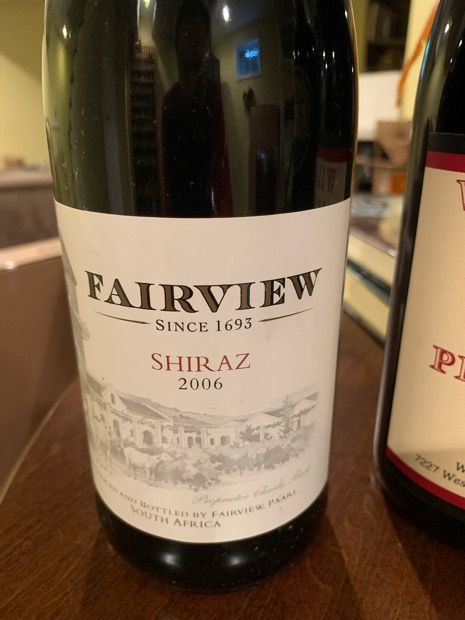 2006 Fairview Shiraz, South Africa, Coastal Region - CellarTracker