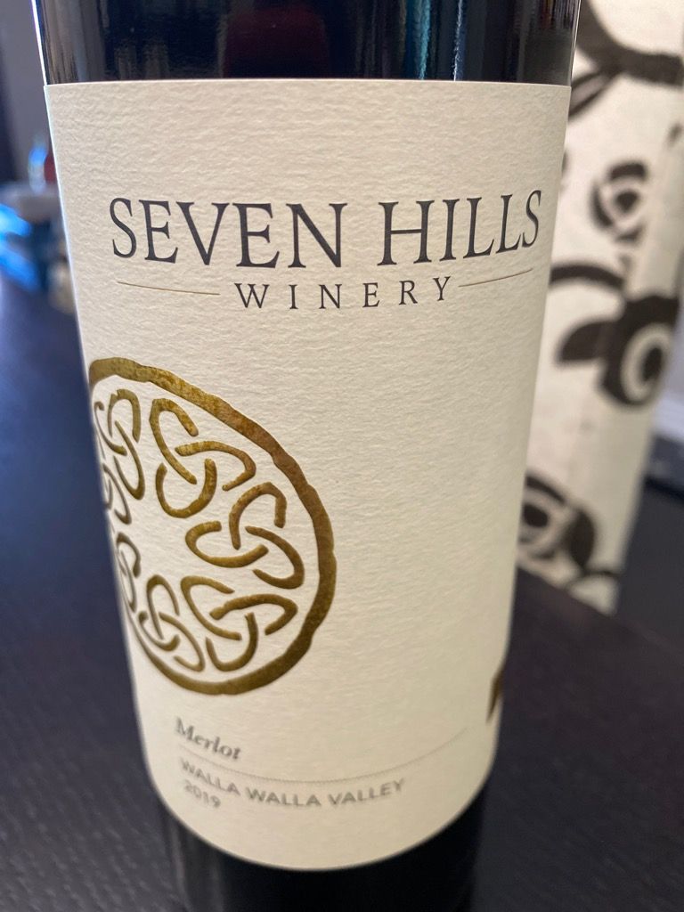 2021 Seven Hills Winery Merlot Walla Walla Valley, USA, Washington, Columbia Valley, Walla Walla ...