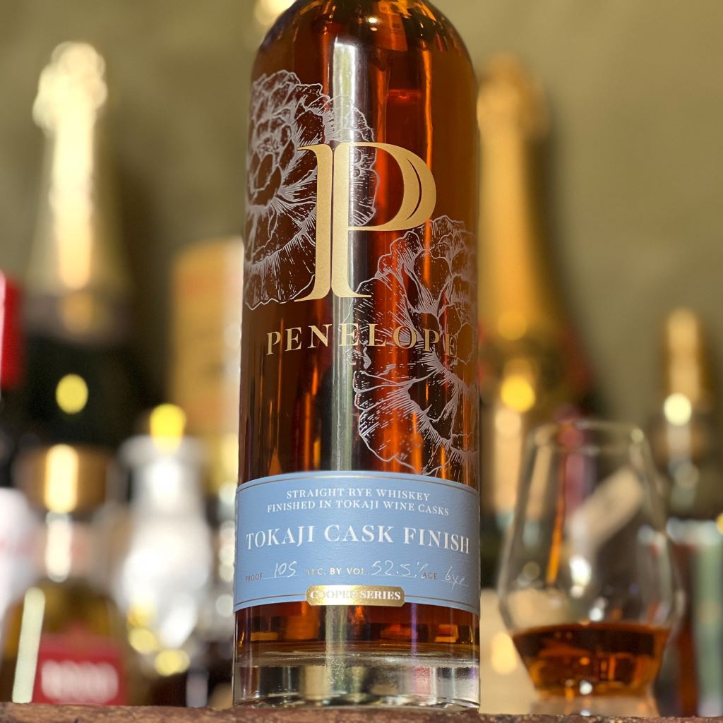 NV Penelope Bourbon Tokaji Cask Finished Straight Rye Whiskey, 52.5% ...